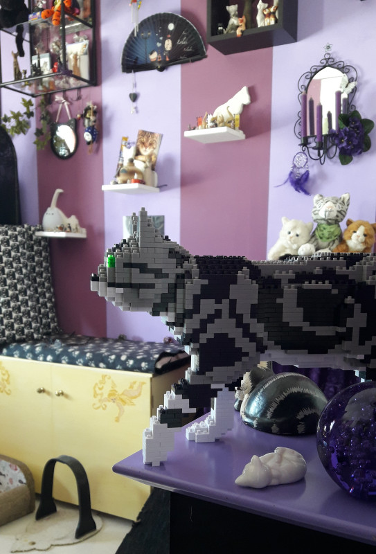 Cat Made From Lego Bricks! | The Mad Cat Lady