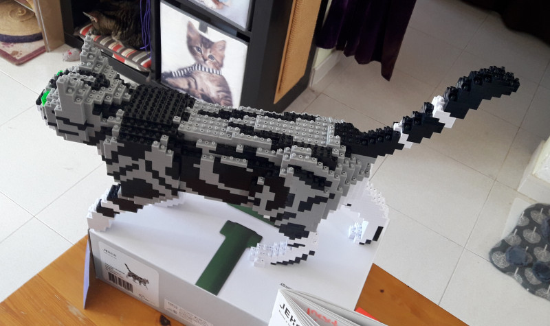 Cat Made From Lego Bricks! | The Mad Cat Lady